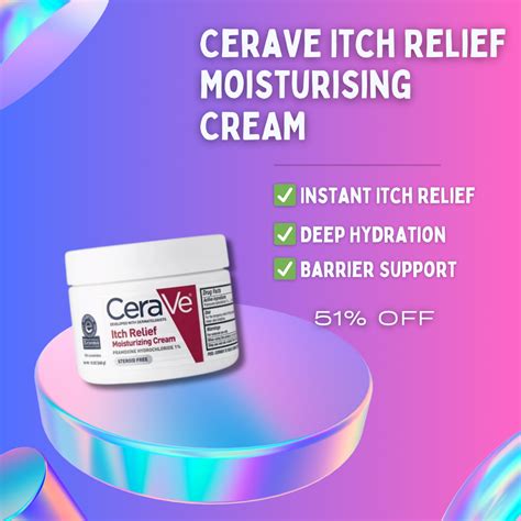 Cerave Itch Relief Moisturising Cream Gemify Beauty