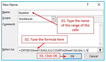 Dynamic Named Range In Excel