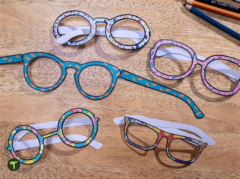 Printable Paper Glasses Grid Paper Printable