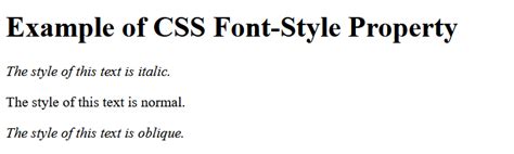 css text properties tpoint tech