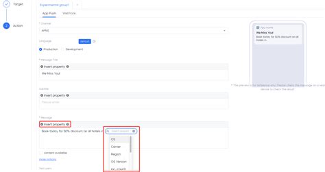 Creating A Push Notification Campaign Byteplus Data Intelligence Byteplus