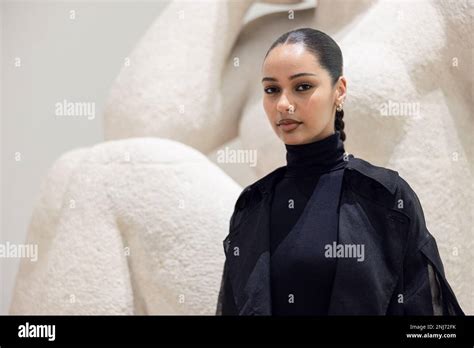Milan February 22 2023 Exclusive Jamilla Strand Poses After Del