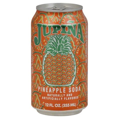 Jupina Pineapple Soda 12 Fl Oz