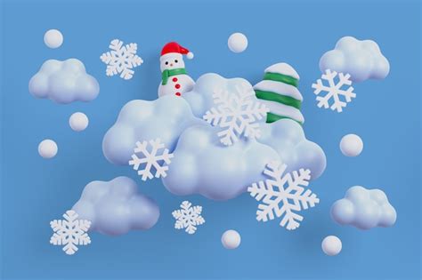 Premium Psd Weather Background With Clouds