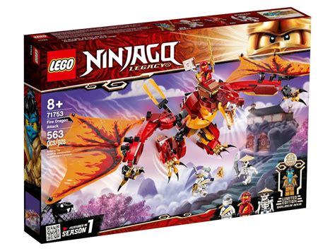 LEGO ЛЕГО 71753 цена Нинджаго Огнения дракон на Кай