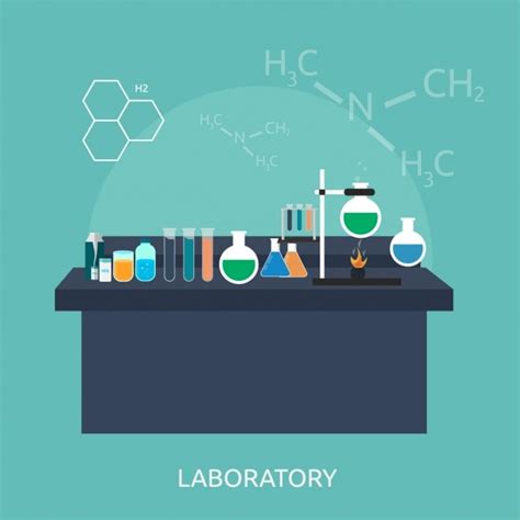 Free Vector Laboratory Background Design
