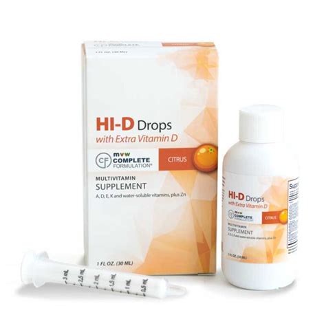 Mvw Complete Formulation® Hi D Drops Mvw Nutritionals