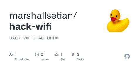 Github Marshallsetianhack Wifi Hack Wifi Di Kali Linux