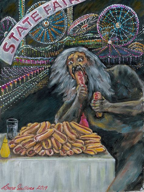 Saturn Devouring His Son Parody