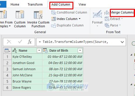 How To Combine Name And Date In Excel 7 Methods