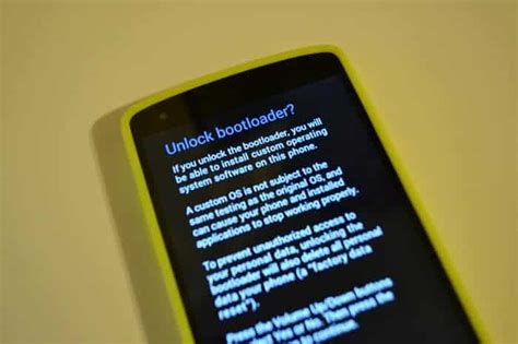 Android How To Unlock The Bootloader On The Nexus