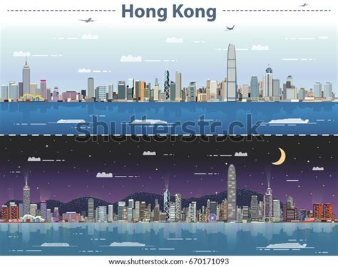 Hong Kong Day And Night：超过 73 张免版税可许可的库存插图与绘画 Shutterstock