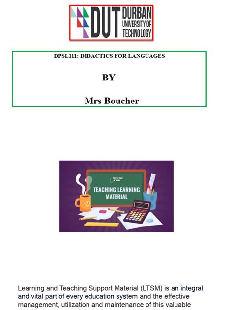 Didactics Unit 2 Learning Materials Download Free Pdf Learning