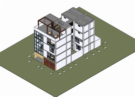 Edificio Multifamiliar En Rvt Descargar Cad 2622 Mb Bibliocad
