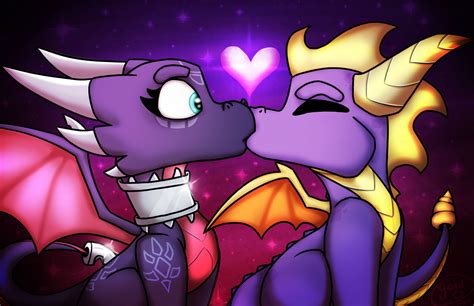 Spyro X Cynder By Goldstar345 On Deviantart