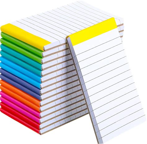 Tenceur 16 Pcs Line Notepads 3 X 5 Inch Small Graph Grid