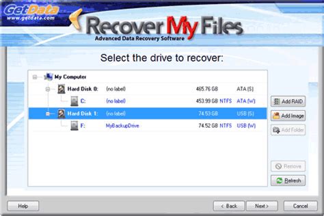 Hard Drive Data Recovery Data Recovery Screen Shots