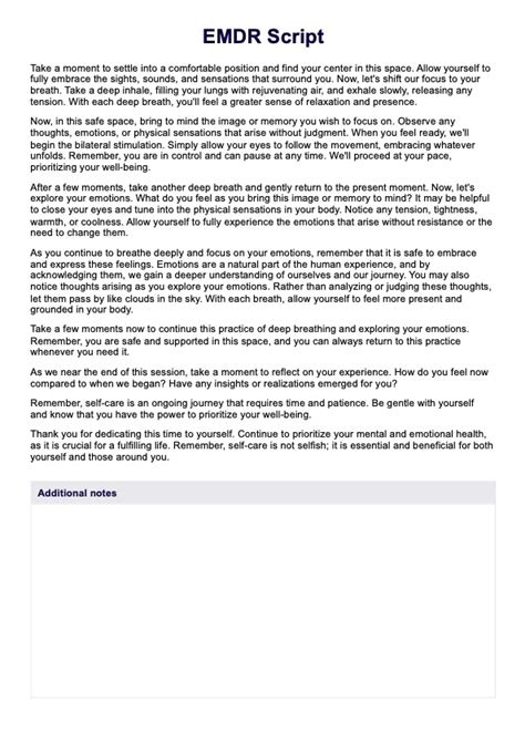 Emdr Script