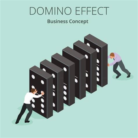 Domino Effect Illustrations Illustrations Royalty Free Vector Graphics