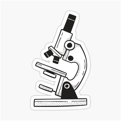 Microscope Sticker Sticker For Sale By Softivart Redbubble