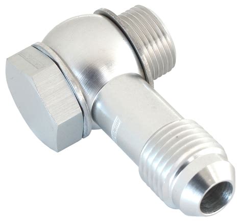 Holley Fitech 9 16 24 To 6 Inlet Fitting Kit Silver Speedspec