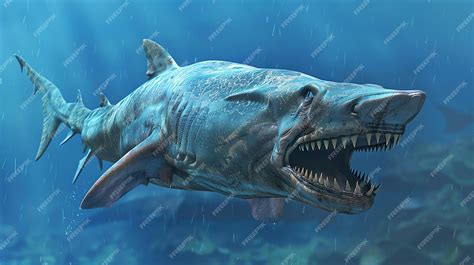 Premium Photo The Megalodon Is An Extinct Species Of Mackerel Shark