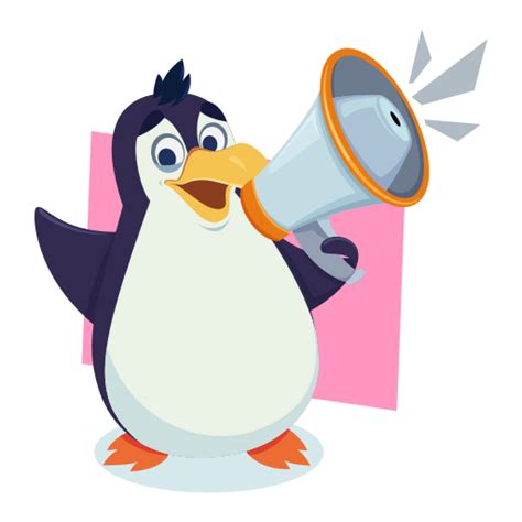 Sticker Manchot Generic Sticker Color Fill Freepik