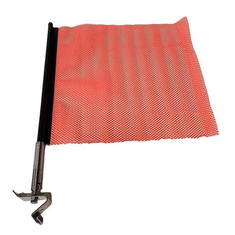 Ez Mount Flag Kit With Spring Orange Stainless Spr Receiver