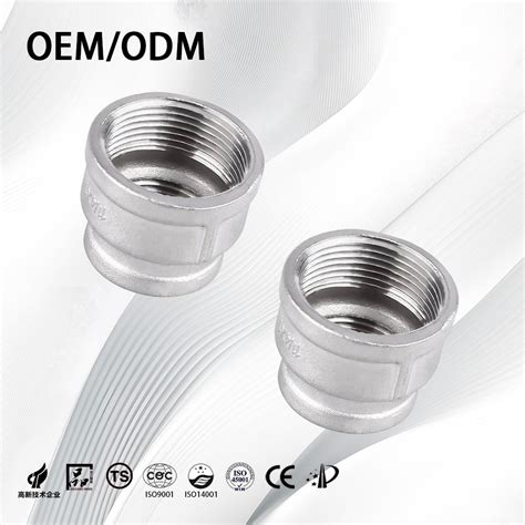 Stainless Steel Oem Customize Standard Nptbsp Compression Reducer