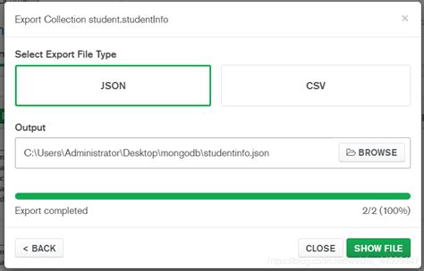 使用mongodb compass数据库可视化管理工具操作mongodb数据库进行增删改查，数据导入导出 mongodb compress