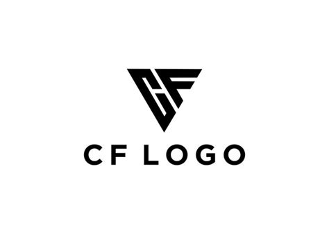 Premium Vector Cf Logo Design Vector Illustration