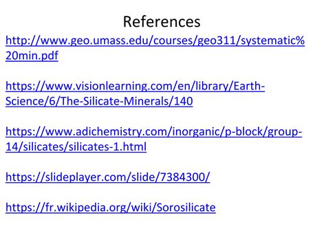 Silicate Structures Pdf