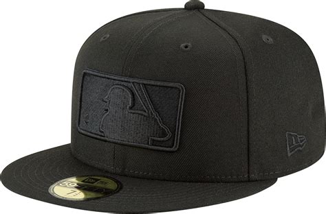 Mlb Batterman Logo Black On Black New Era 59fifty Fitted Hat Prociety