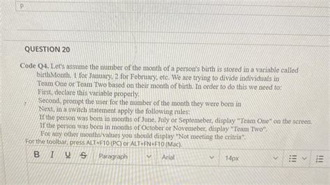 Solved Code Q1 Write A Segment Of Code That Asks The User