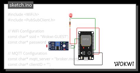 Light Sensor And Mqtt 6 Wokwi Esp32 Stm32 Arduino Simulator