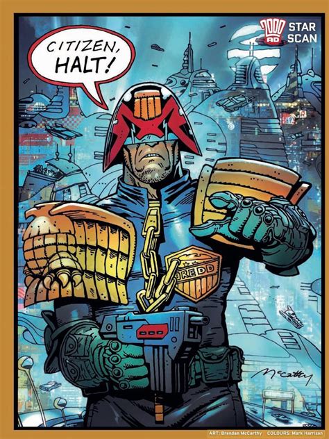 Terrific Judge Dredd Pin Up From Veteran Innovator The Great Reverso