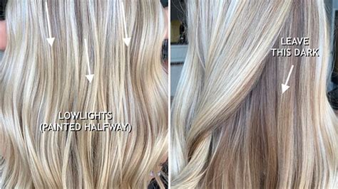 Grey Blending Highlights And Lowlights Create Natural Looking Hair