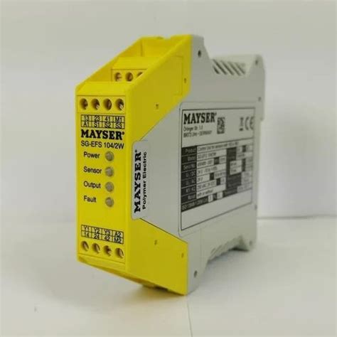 2 Pole Mayser Sg Efs 104 Safety Relay At ₹ 26000piece In Gurugram Id