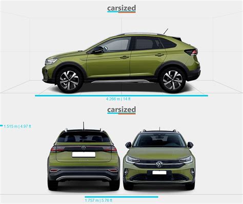 Volkswagen Taigo Presente Dimensiones Vista Lateral