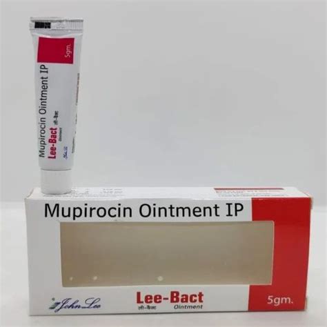 Mupirocin Ointment Ip2 W W 5 G At ₹ 80tube In Thane Id 2853229276697