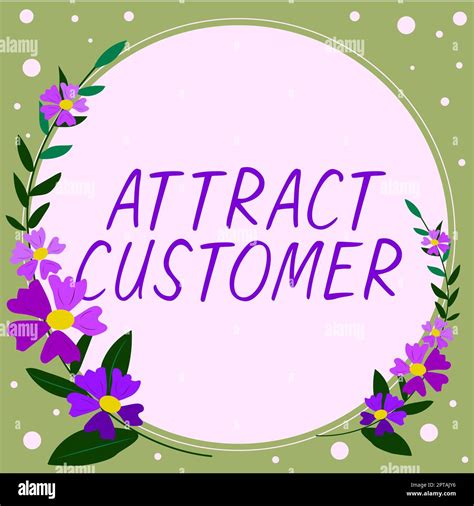Writing Displaying Text Attract Customer Business Concept