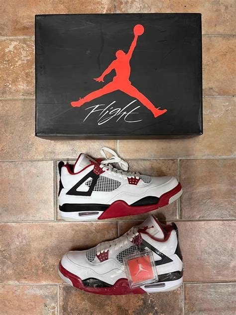 Air Jordan Jordan 4 Fire Red 2012 Sneakers Size Eu 42 New
