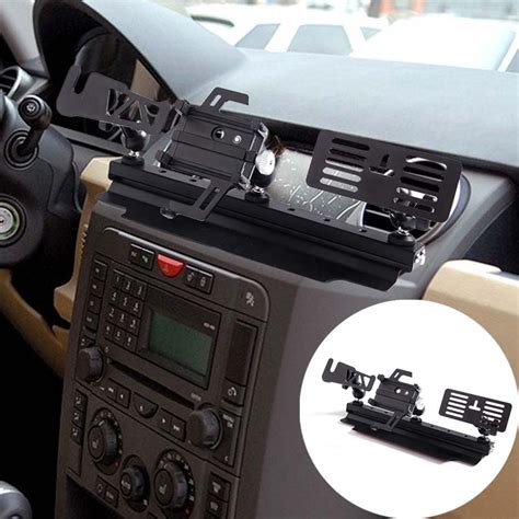 자동차 휴대폰 홀더 센터 콘솔 워키토키 스탠드 휴대폰 Gps 브래킷 랜드로버 디스커버리 3 2004 2009 자동차 액세서리