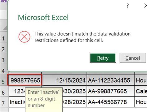 How To Use Data Validation With Custom Multiple Criteria In Excel
