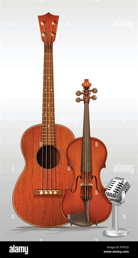 Set Of Musical Instruments Illustration Stock Vector Image And Art Alamy