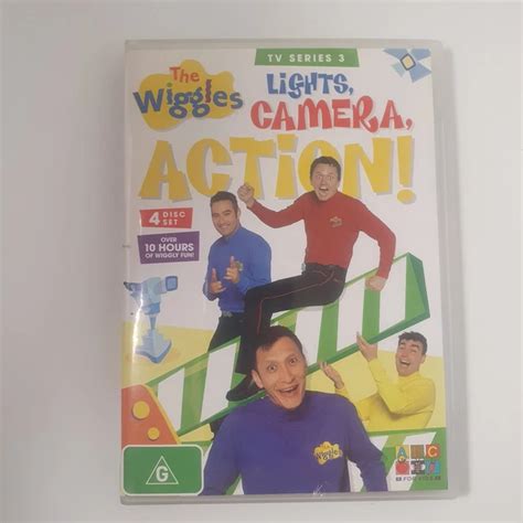 The Wiggles Tv Series 3 Lights Camera Action 2002 Oz Rare Abc 4