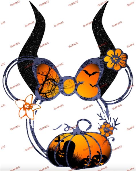 Minnie Mouse Maleficent Png Etsy