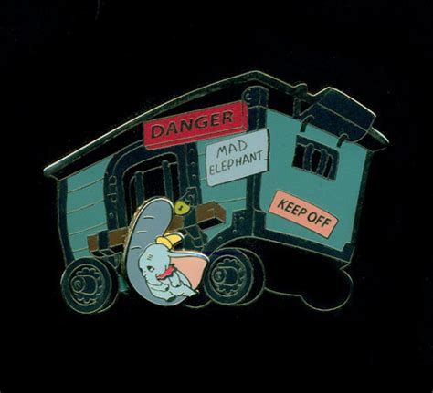 Disney Dumbo Mad Elephant Train Car Mothers Day 100 Pin 110190479