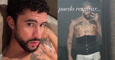 상남자 배드 버니 사실 코르셋 입고 무대한다반전 행보 할리웃통신