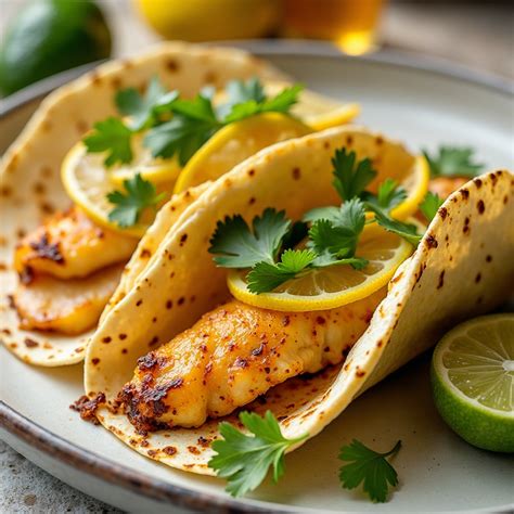 Receta De Tacos De Pescado Al Horno Con Mantequilla De Limón Estilo